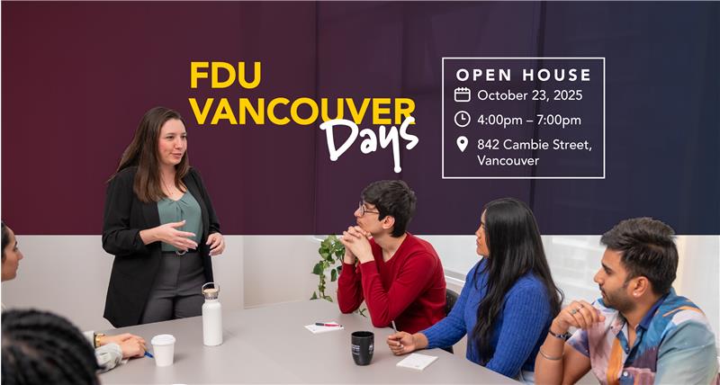 FDU Vancouver Info Sessions | Fairleigh Dickinson University